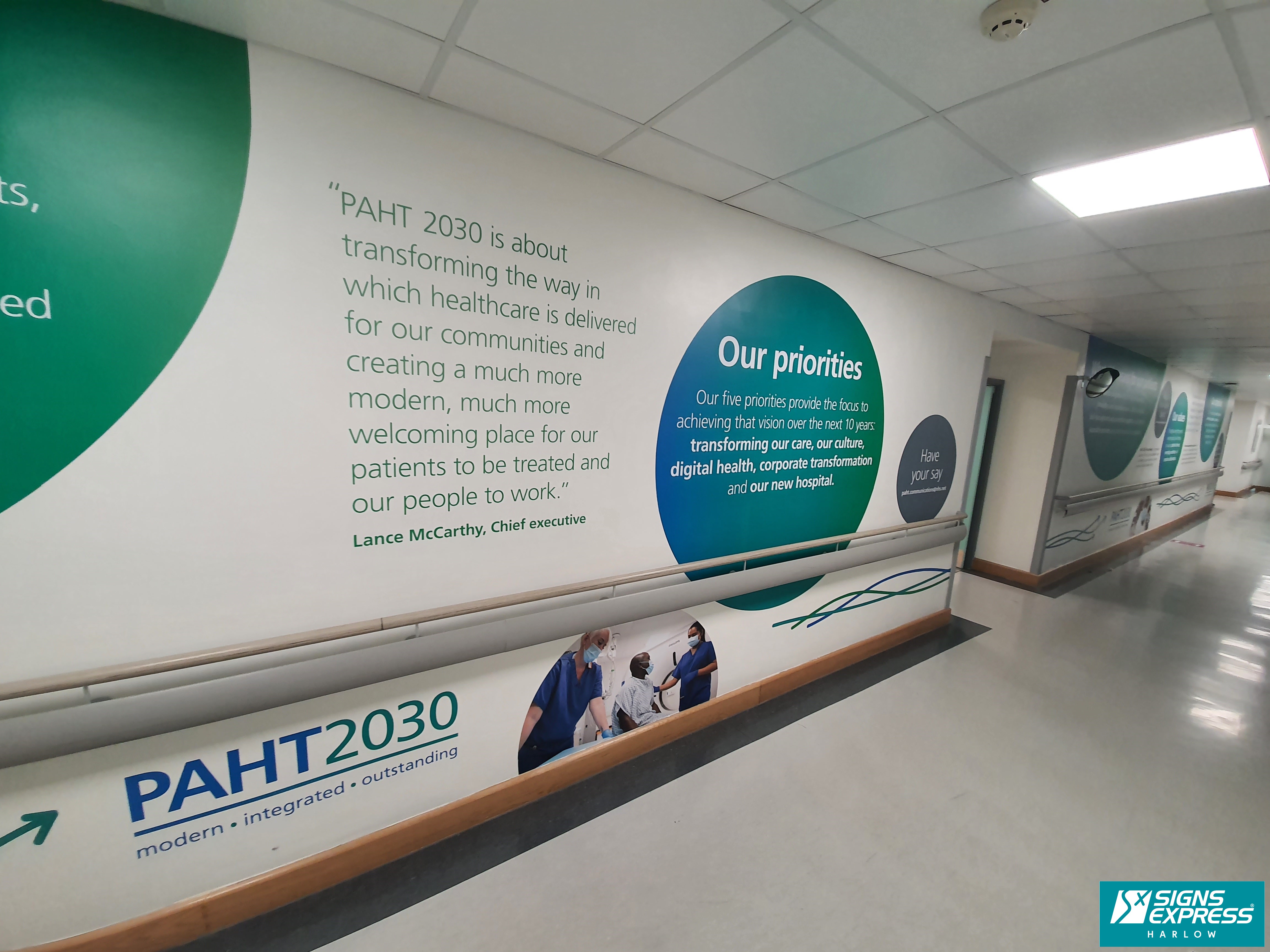 Healthcare Graphics in Harlow - Signs Express