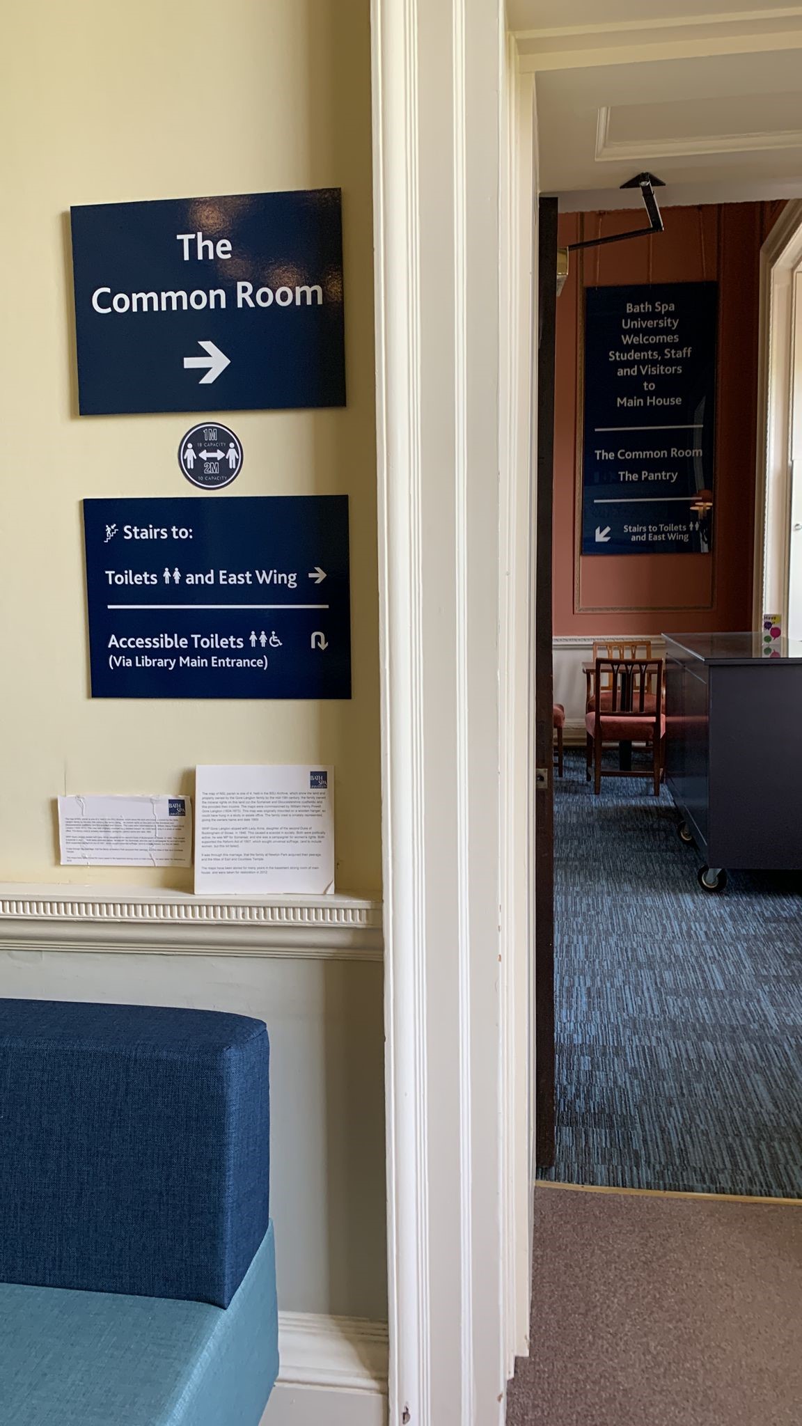 Wayfinding Signage for Bath Spa University