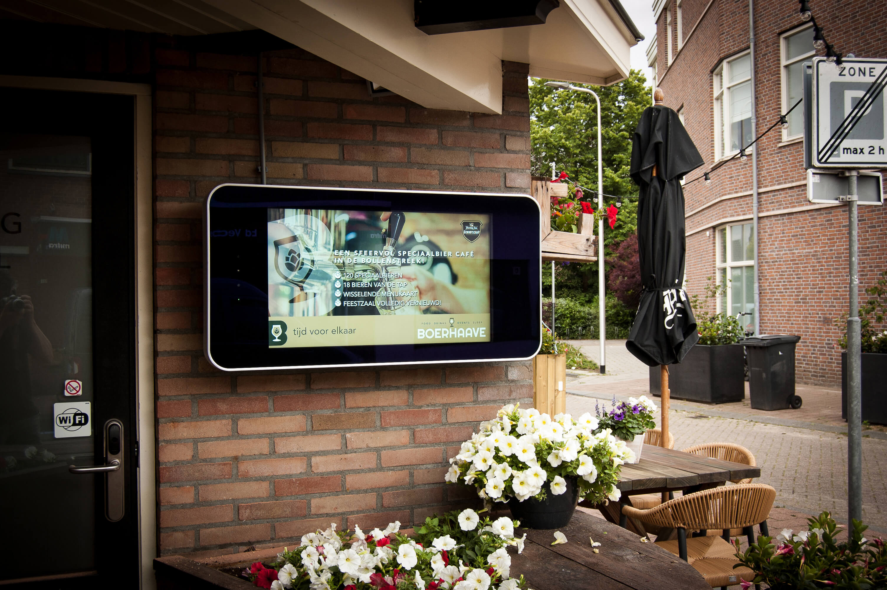 Wall-Mounted Digital Display Screens